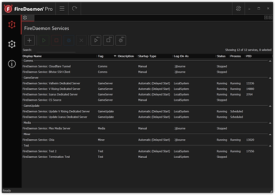 Run Any Application Program Script as FireDaemon Windows Service